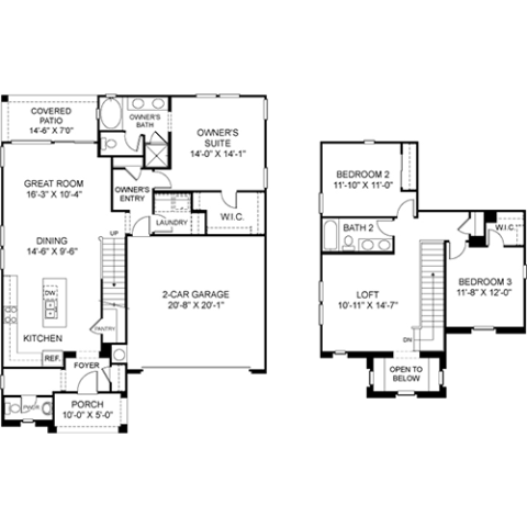 Arcadia Floor Plan - SOLD OUT | Costa Verde Homes