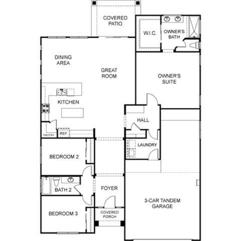 Sanctuary Floor Plan | Costa Verde Homes